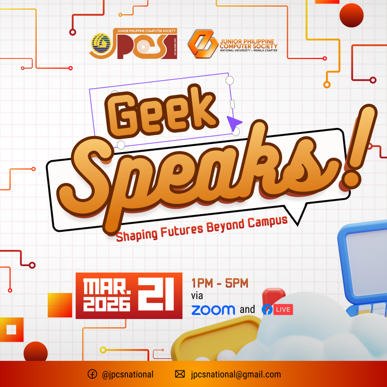 JPCS - Geek Speaks! - Philippine Computer Society